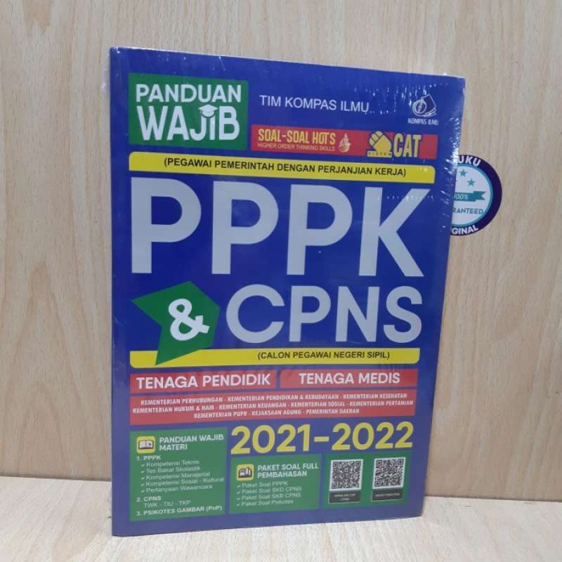 Promo Ori Paduan Wajib Pppk &cpns 2021/2022. Paket Soal Full Pembahasan Diskon 26% Di Seller ...