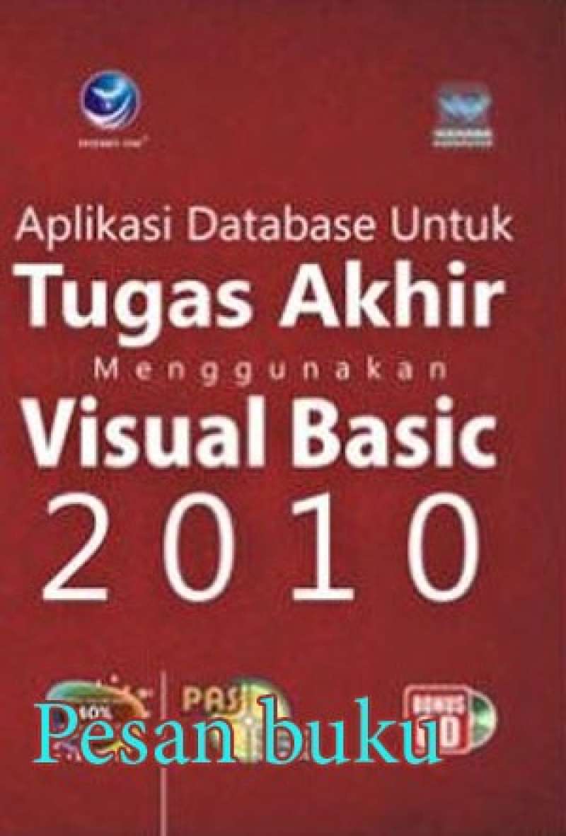 Promo Buku Pas : Aplikasi Database Untuk Tugas Akhir Menggunakan Visual ... Promo Buku Pas : Aplikasi Database Untuk Tugas Akhir Menggunakan Visual ...