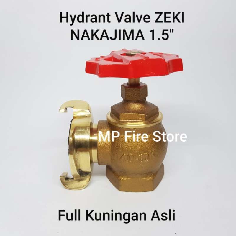 Promo Fire Hydrant Valve Zeki 1.5 In 10k Nakajima Kran Pemadam Full ...
