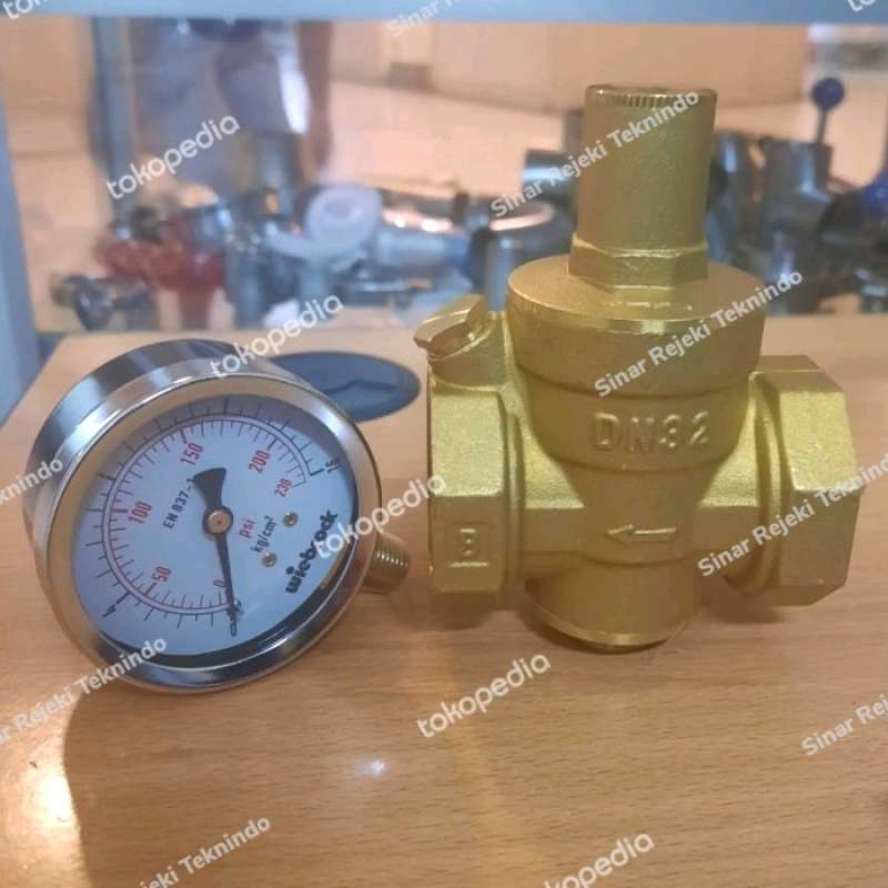 Promo Pressure Reducing Valve Kuningan 1/2 Inch / Prv Regulator Water ...