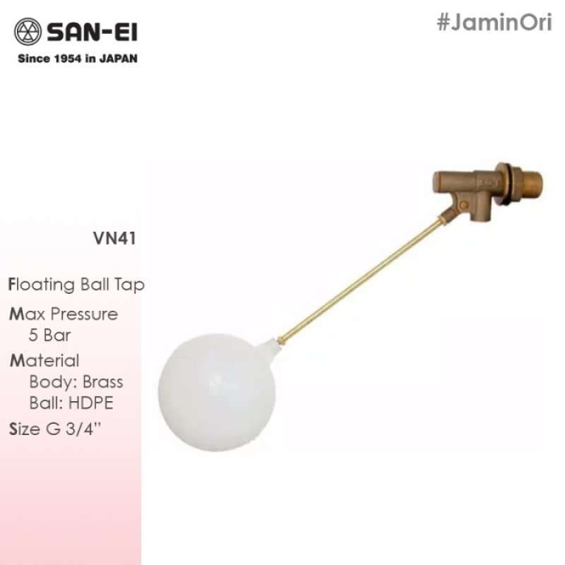 Promo San-ei Floating Valve Pelampung Air 3/4 Inch - Tandon Air Vn41 Diskon 23% Di Seller Riade ...
