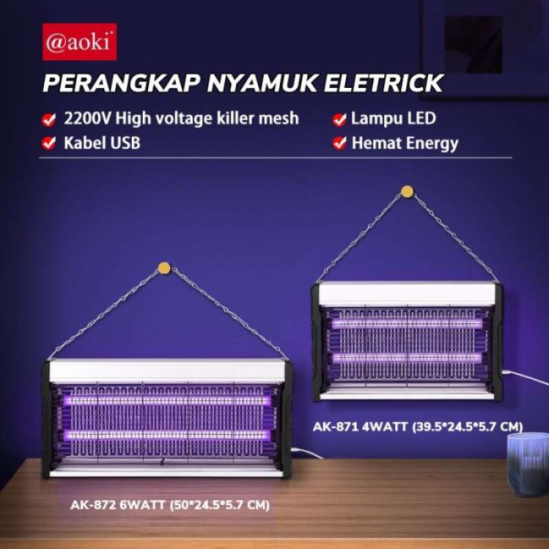 Promo Insect Killer Perangkap Nyamuk Lalat Lampu Uv 4/6 Watt - 30w Ak ...