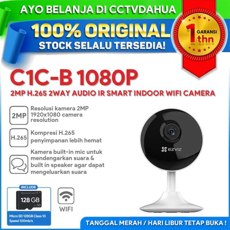 Promo C1c-b Free Micro Sd 128gb 2mp H.265 Ip Cam Bergaransi Resmi ...