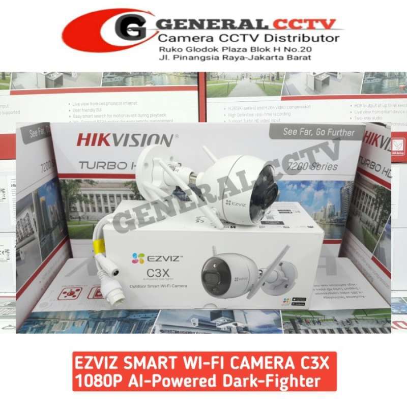 Promo C3x Ip Camera Dua Lens Darkfighter Built-in Ai Color Nightvision Diskon 23% Di Seller ...