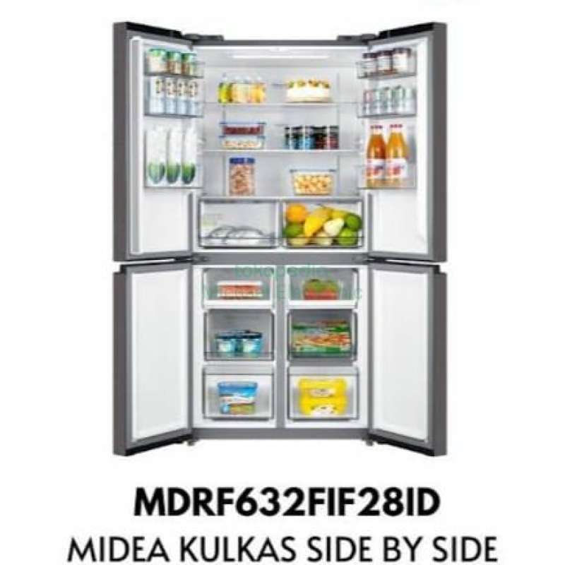 Promo Kulkas Multidoor (4 Pintu) Midea Inverter Mdrf632fif28id Diskon 23% Di Seller Sejahtera ...