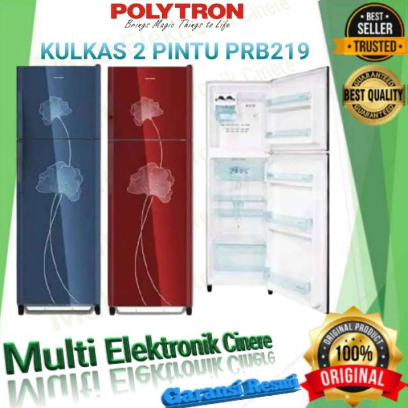 Promo Kulkas Polytron Prb 219 Lemari Es 2 Pintu Diskon 23% Di Seller ...