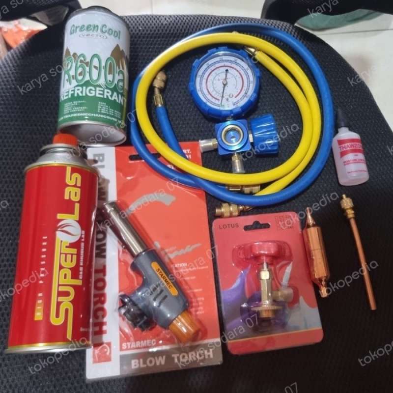Promo Paket Pengisian Freon Kulkas Varian R600 Dan R134 Diskon 23% Di Seller Sejahtera Store Id ...