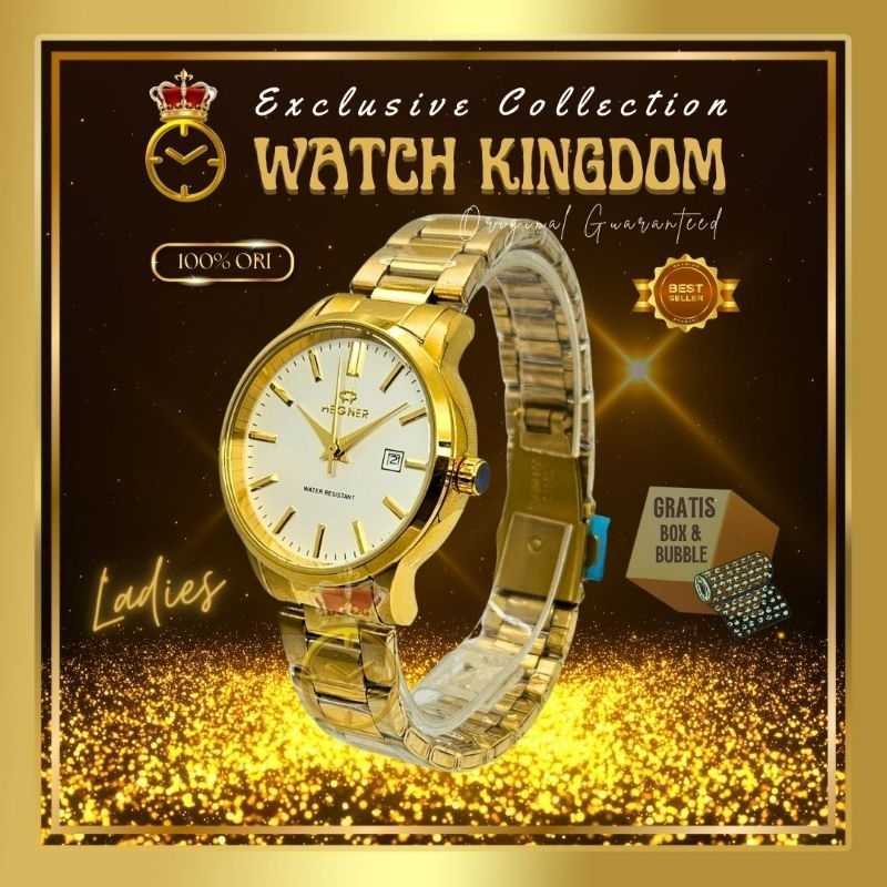 Promo Jam Tangan Hegner Wanita Original Kalender Tanggal Date Tali ...