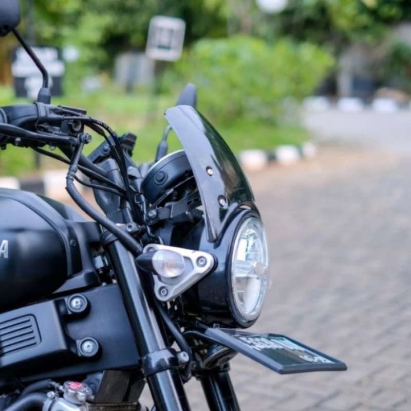 Promo Visor Windshield Yamaha Xsr Nemo Rayben Hitam Carbon Diskon 23% ...