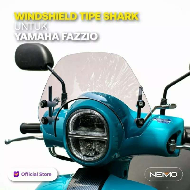 Promo Windshield Winsil Visor Yamaha Fazzio Fazio Tipe Shark Nemo ...