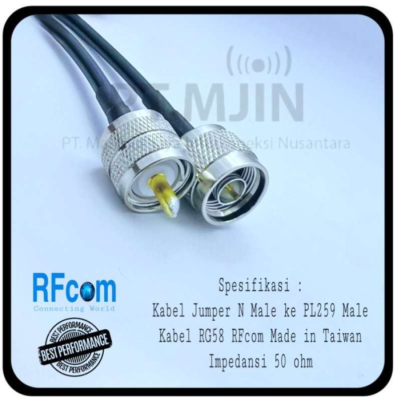 Promo Kabel Jumper Rg58 N Male Ke Pl259 Male Panjang 1 Meter Diskon 23% Di Seller Lepimu Store ...