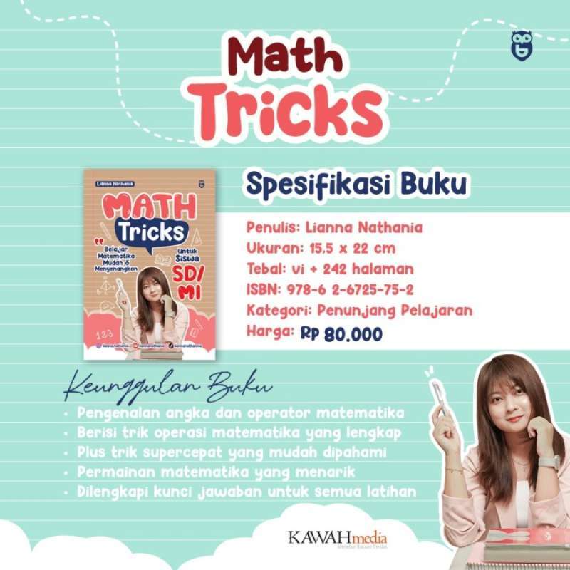 Jual Buku Math Tricks Belajar Matematika Mudah & Menyenangkan Di Seller Winter - Cengkareng ...