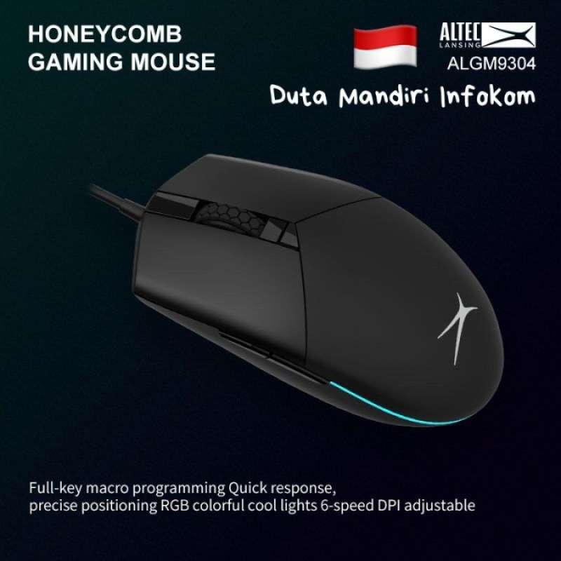 Promo Altec Lansing Algm9304 - 6400dpi Rgb Gaming Mouse With 6d Buttons Diskon 23% Di Seller ...