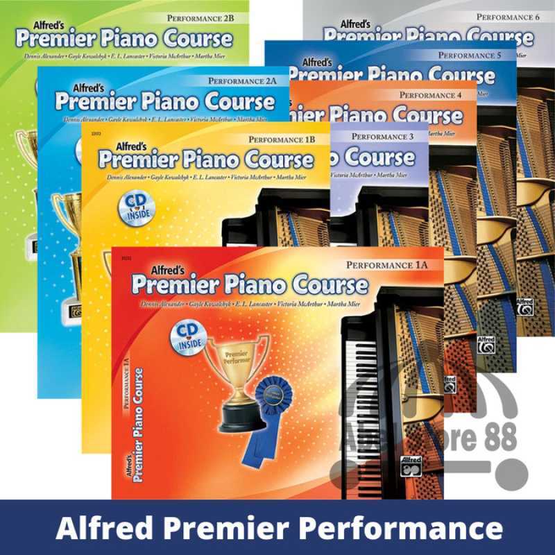Jual Alfred Premier Piano Course Performance 1a/1b/2a/2b/3/4/5/6 Buku ...