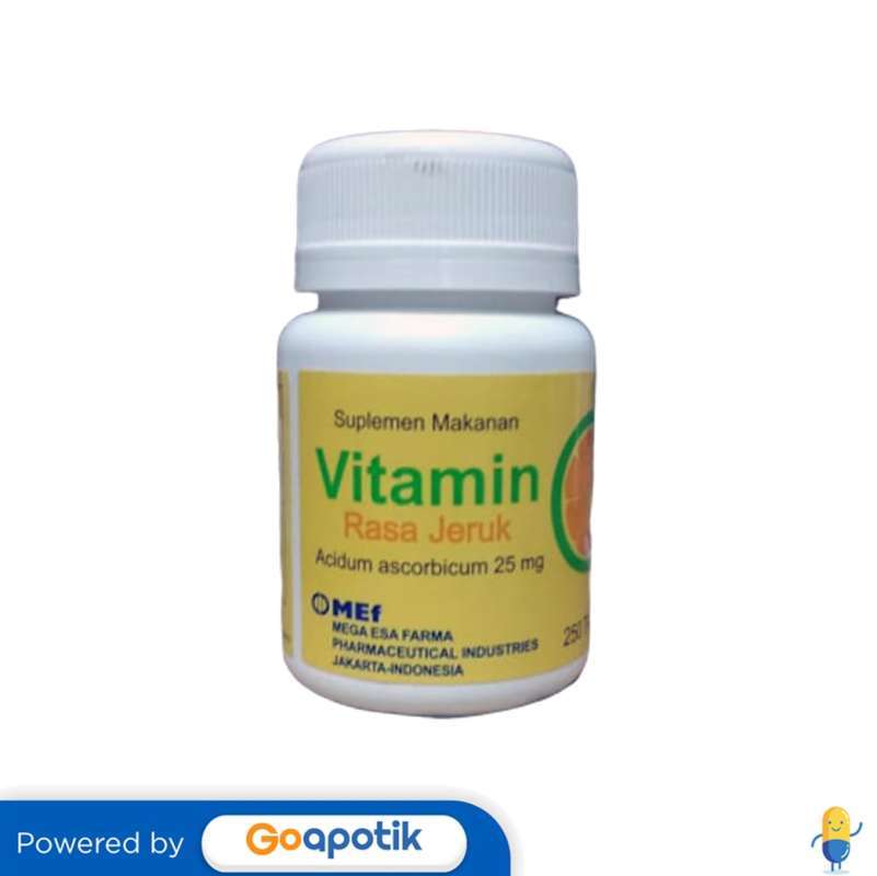 Jual Vitamin C Mega Esa Farma 25 Mg Botol 250 Tablet Di Seller Apotek ...