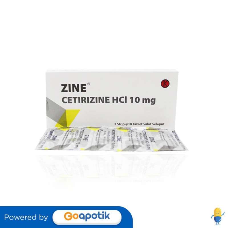 Jual Zine 10 Mg Box Isi 30 Tablet Di Seller Apotek Attar Farma ...