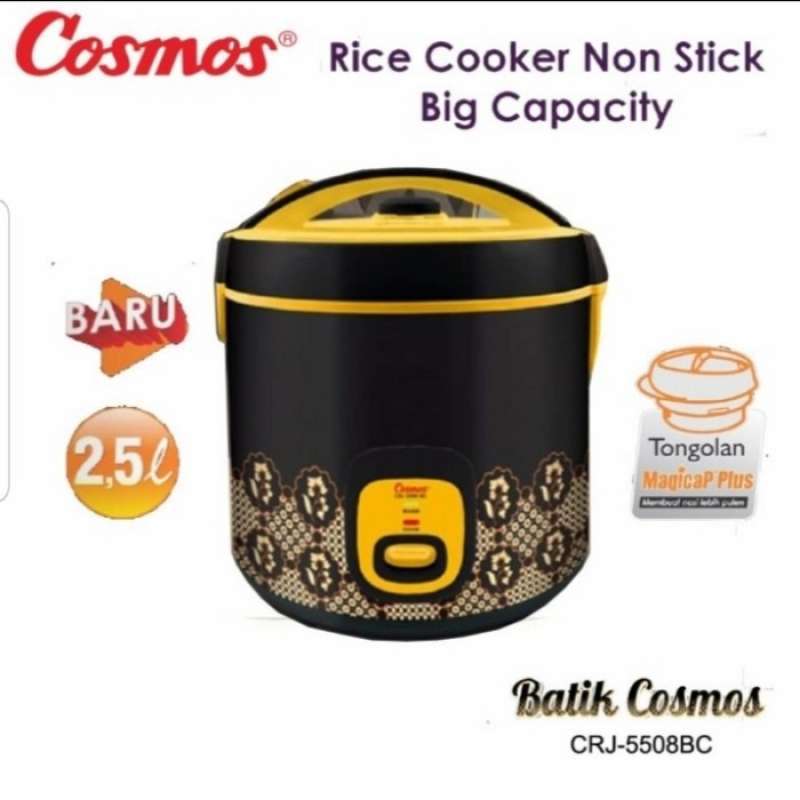 Promo Cosmos Crj 5508 - Rice Cooker 2.5 Liter 3 In 1 Batik Baru Diskon 21% Di Seller Haveart ...