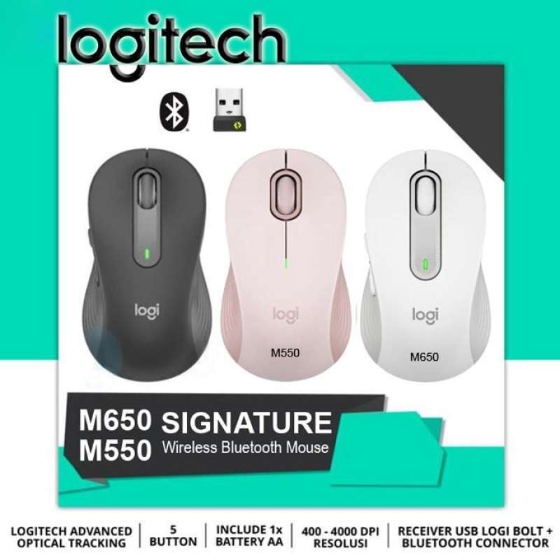 Jual Logitech M650 Signature Wireless Bluetooth Silent Mouse Di Seller ...