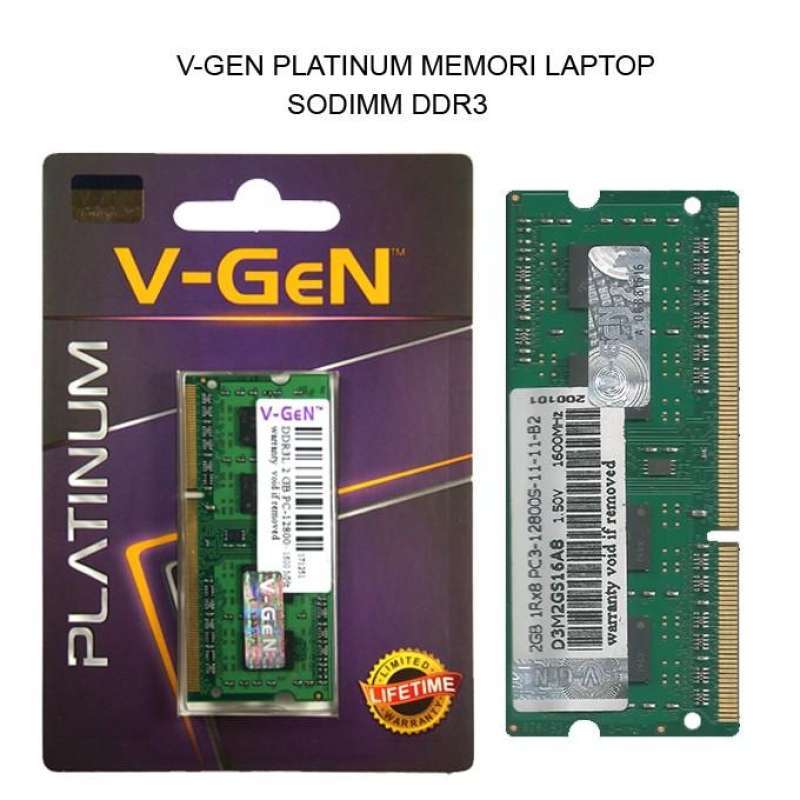 Jual V-gen Ddr3 Pc12800 1600mhz Platinum Rescue - Ram Pc Dan Laptop ...