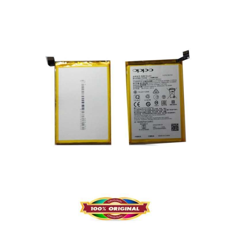 Promo Original Battery For Oppo A77s 2022 - 5000 Mah - Garansi 1 Bulan ...
