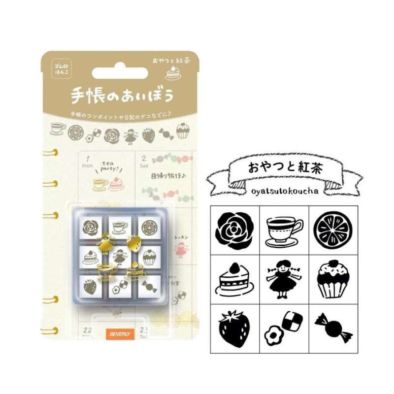 Jual Beverly Planner Companion Mini Stamp Set Stempel Journal Tanpa ...