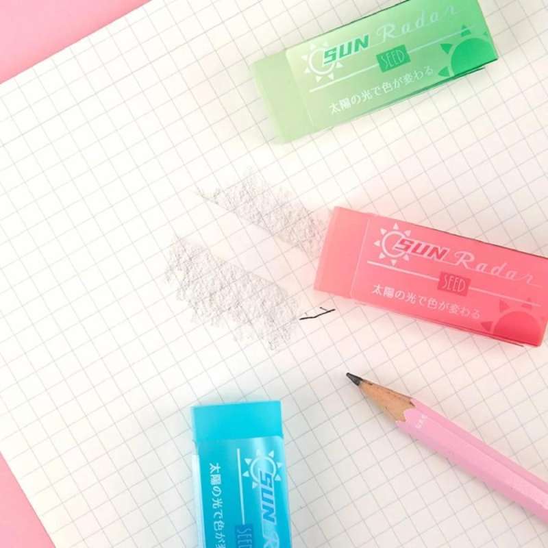 Jual Seed Sun Radar Color Changing Eraser Penghapus Berubah Warna ...