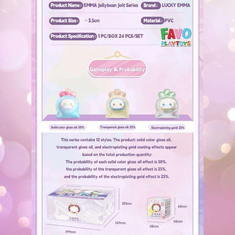 Promo Mj Studio Lucky Emma Secret Forest - Jellybean Jolt Series - Full ...