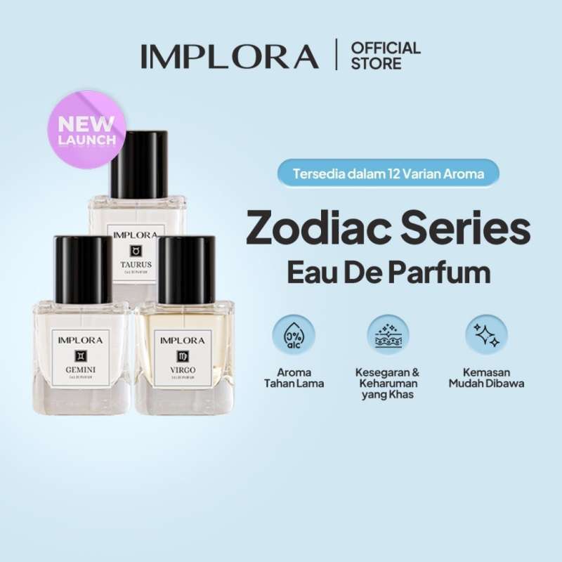 Promo Murah - Implora Zodiac Series Eau De Parfum - Aquarius Diskon 50% ...