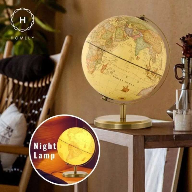 Jual Globe Meja Kantor Peta Geographic Edukasi Terestrial Dekorasi ...