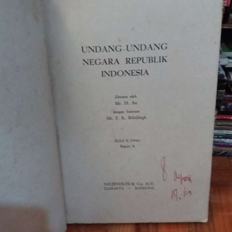 Jual Undang-undang Negara Republik Indonesia Di Seller Circlet - Cengkareng Timur, Kota Jakarta ...