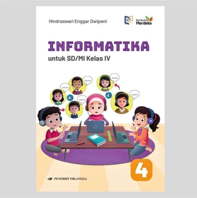 Jual Buku Informatika Kelas 1 2 3 4 5 6 Sd Erlangga Kurikulum Merdeka ...