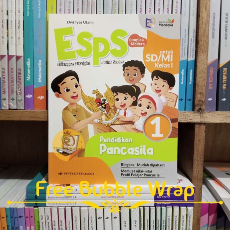 Promo Buku Esps Pendidikan Pancasila Kelas 1 Sd Kurikulum Merdeka Erlangga Diskon 23% Di Seller ...