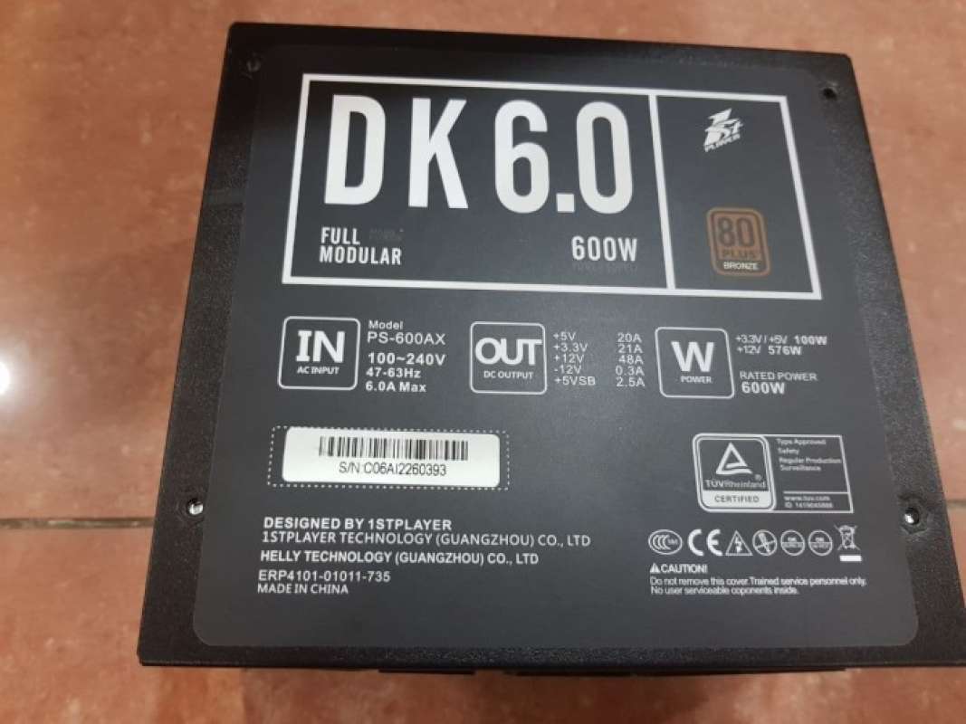 Promo 1stplayer Gaming Psu Dk6.0 600w Full Modular Ps-600ax(bm ...