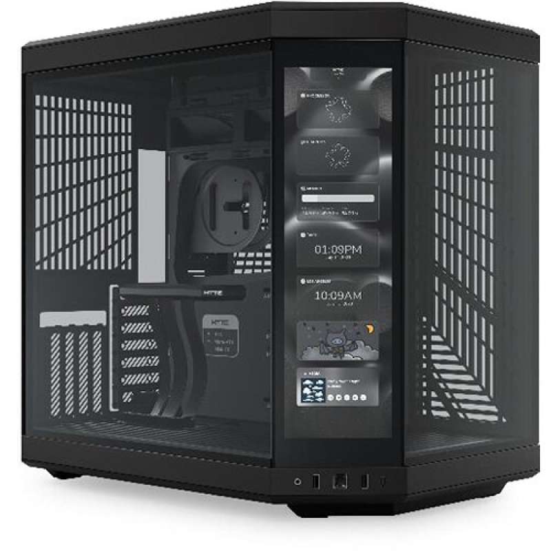 Promo Hyte Y70 Touch Black Mid Tower Atx Pc Case Casing Gaming Chassis ...