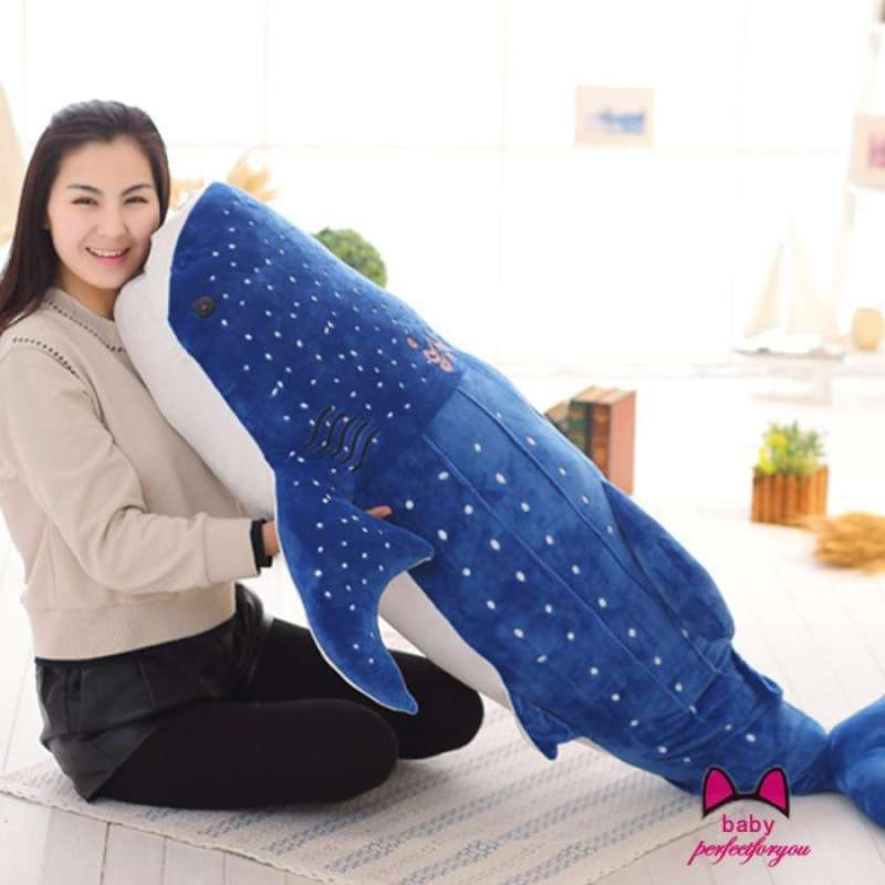 Jual Ig 100cm Boneka Plush Bentuk Ikan Paus Warna Biru Untuk Hadiah Di ...