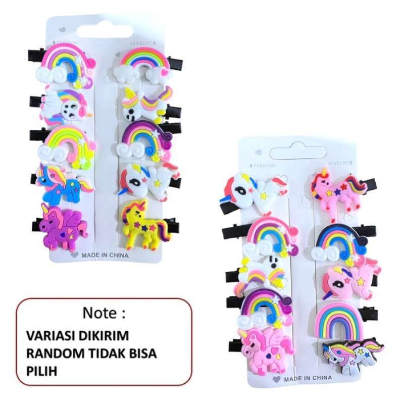 Jual Dos - Jepit Rambut Anak Perempuan Lucu 10 In 1 Jepitan Rambut ...