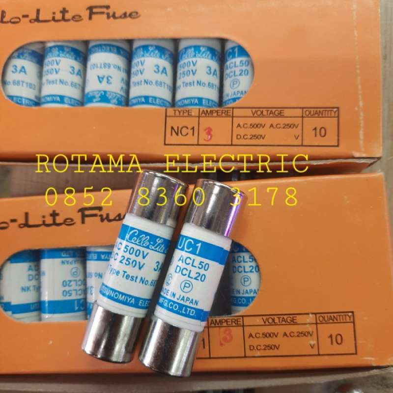 Jual Fuse Marine 15ã—50 1a, 3a, 5a, Sampai 30a Cello Lite Fuse Kapal 15x50 Di Seller Noelle ...