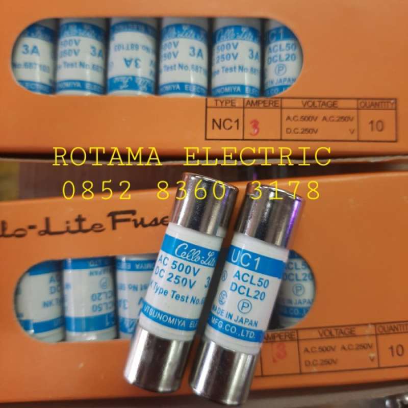 Jual Fuse Marine 15ã—50 1a, 3a, 5a, Sampai 30a Cello Lite Fuse Kapal 15x50 Di Seller Noelle ...