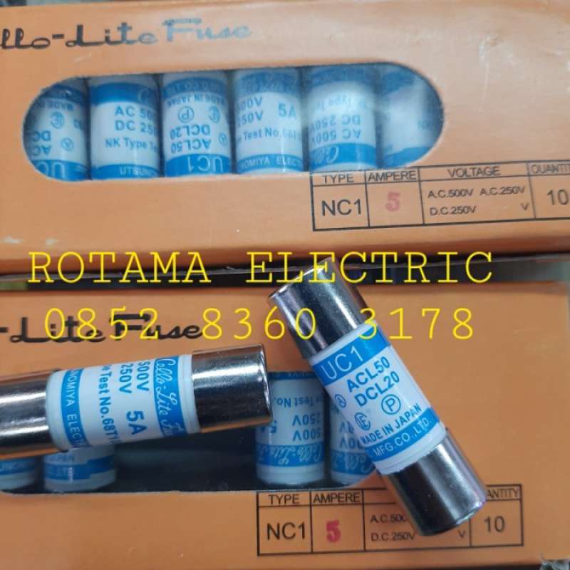 Jual Fuse Marine 15ã—50 1a, 3a, 5a, Sampai 30a Cello Lite Fuse Kapal 15x50 Di Seller Noelle ...