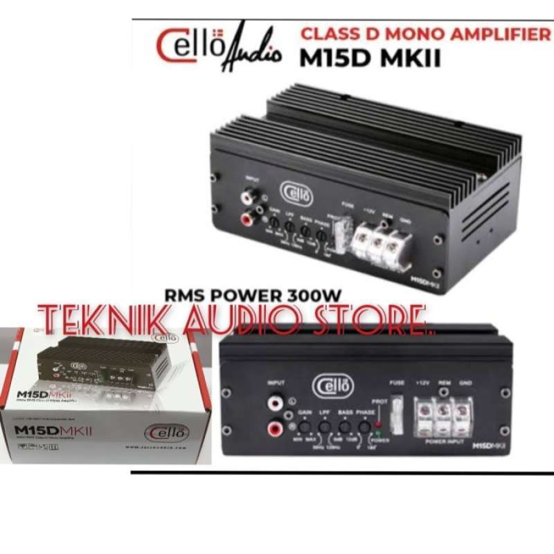 Jual Power Ukuran Mini Monoblok Cello M15d Mkll Rms 300 Watt Di Seller ...
