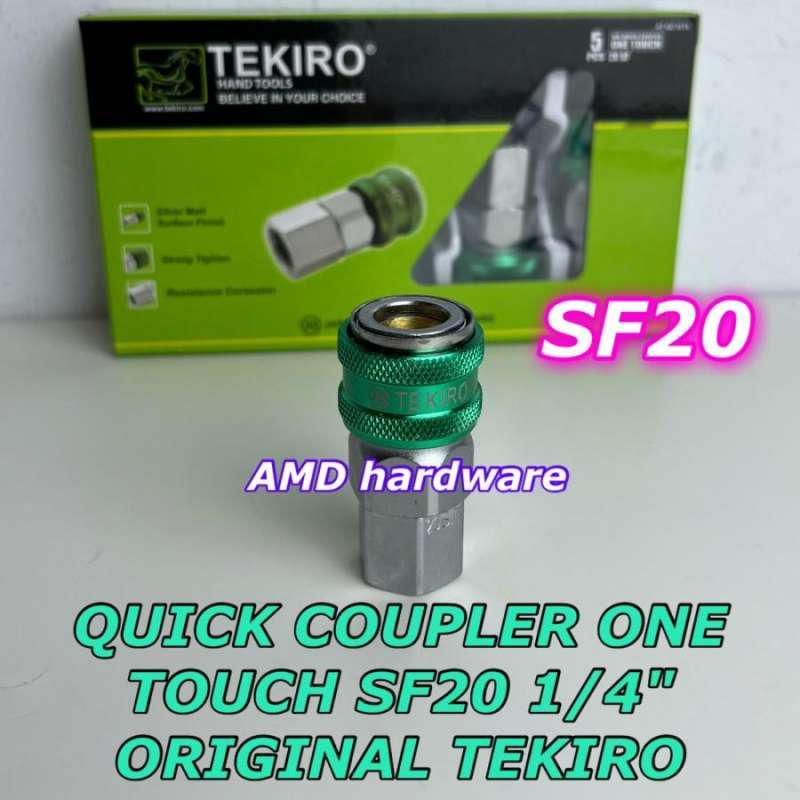 Jual Tekiro Quick Coupler One Touch Sf20 Sm20 Sambungan Kompresor Sf Sm 20 - Tekiro Sm-20 Di ...