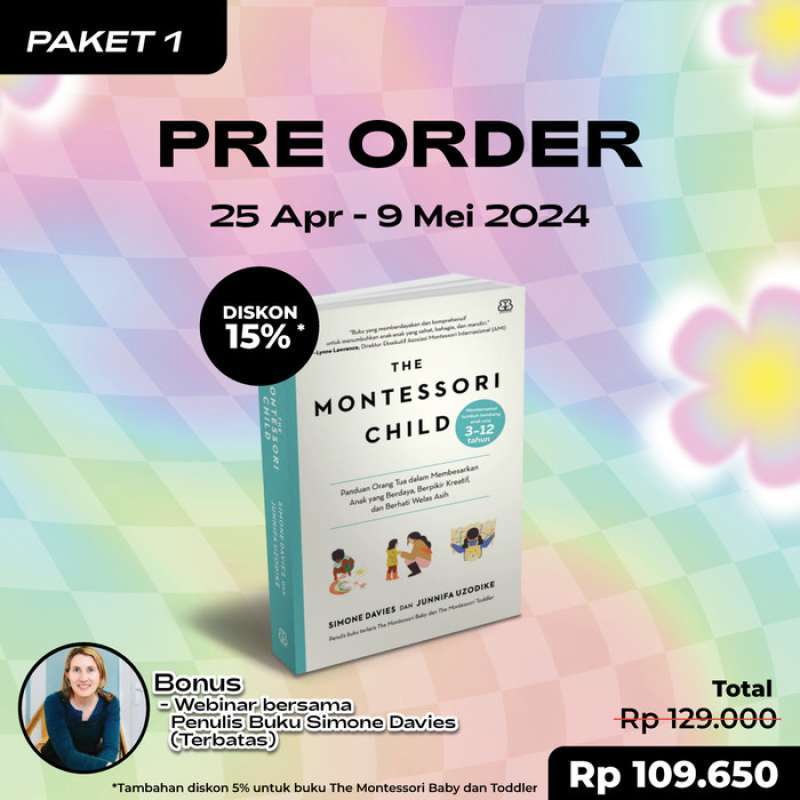 Jual Buku Bentang The Montessori Child - Simone Davies - Paket 3 Di ...