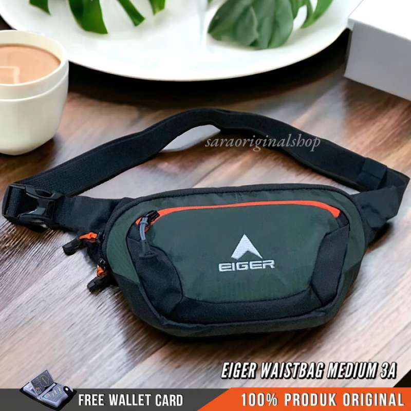Jual Eiger Waist Bag Medium 3a Tas Selempang Pria Original Di Seller Wd ...