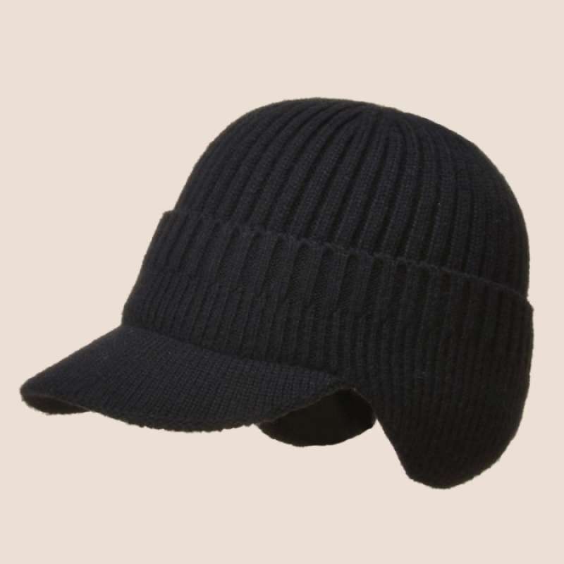 Jual Kupluk Topi Rajut Wool Keren Dengan Penghangat Telinga Di Seller ...