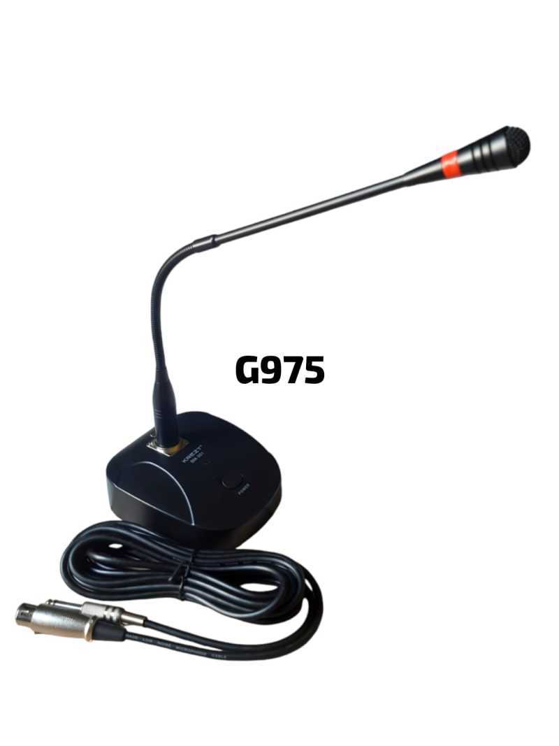 Jual G975 Mik Mic Meja Microphone Table Condensor Meting Mik Mikropon ...