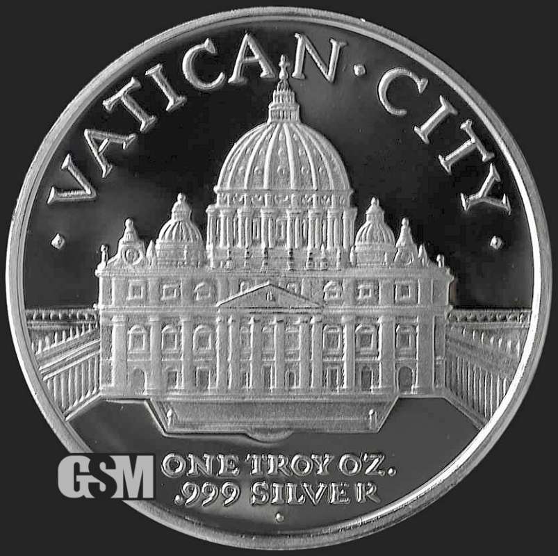Promo Medali Perak Gsm Paus Fransiskus I - Vatican City - 1 Oz Silver ...