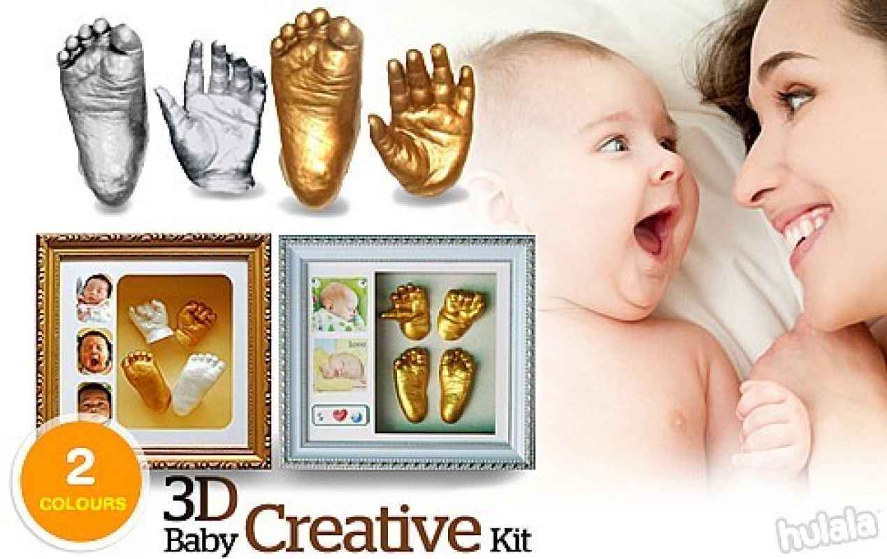 Jual Paket Baby Foot Print 3d/cetakan Kaki Dan Tangan Bayi + Frame ...