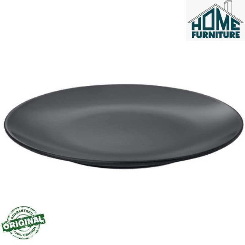 Promo Ib Piring Makan Keramik Cantik 20cm Original_hitam Diskon 23% Di ...