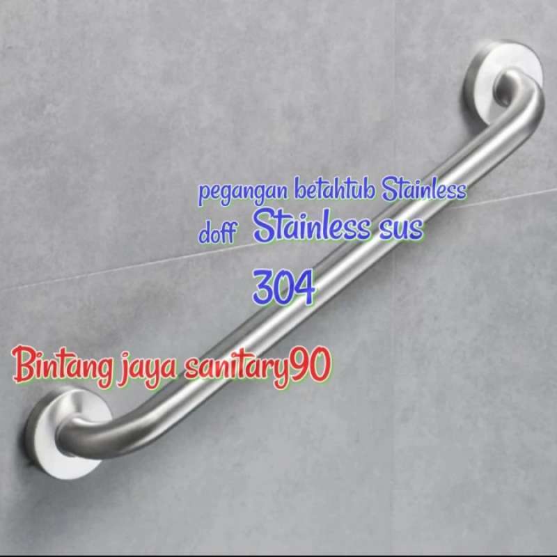 Promo Pegangan Kamar Mandi Stainless Doff 40 Cm/pegangan Betahtub ...