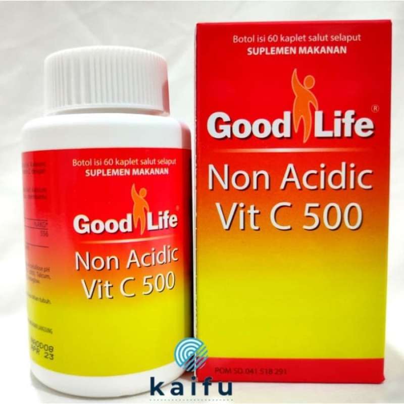 Promo Good Life Non Acidic Vit C 500mg Vitamin C Meningkat Imun Tubuh ...